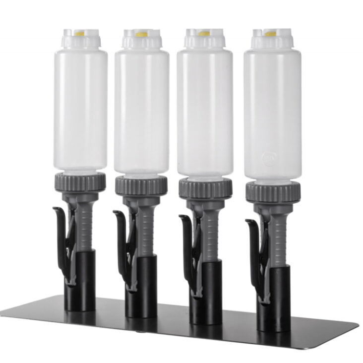 FIFO Portion Controlled Sauce Dispenser Kit (4 stand)